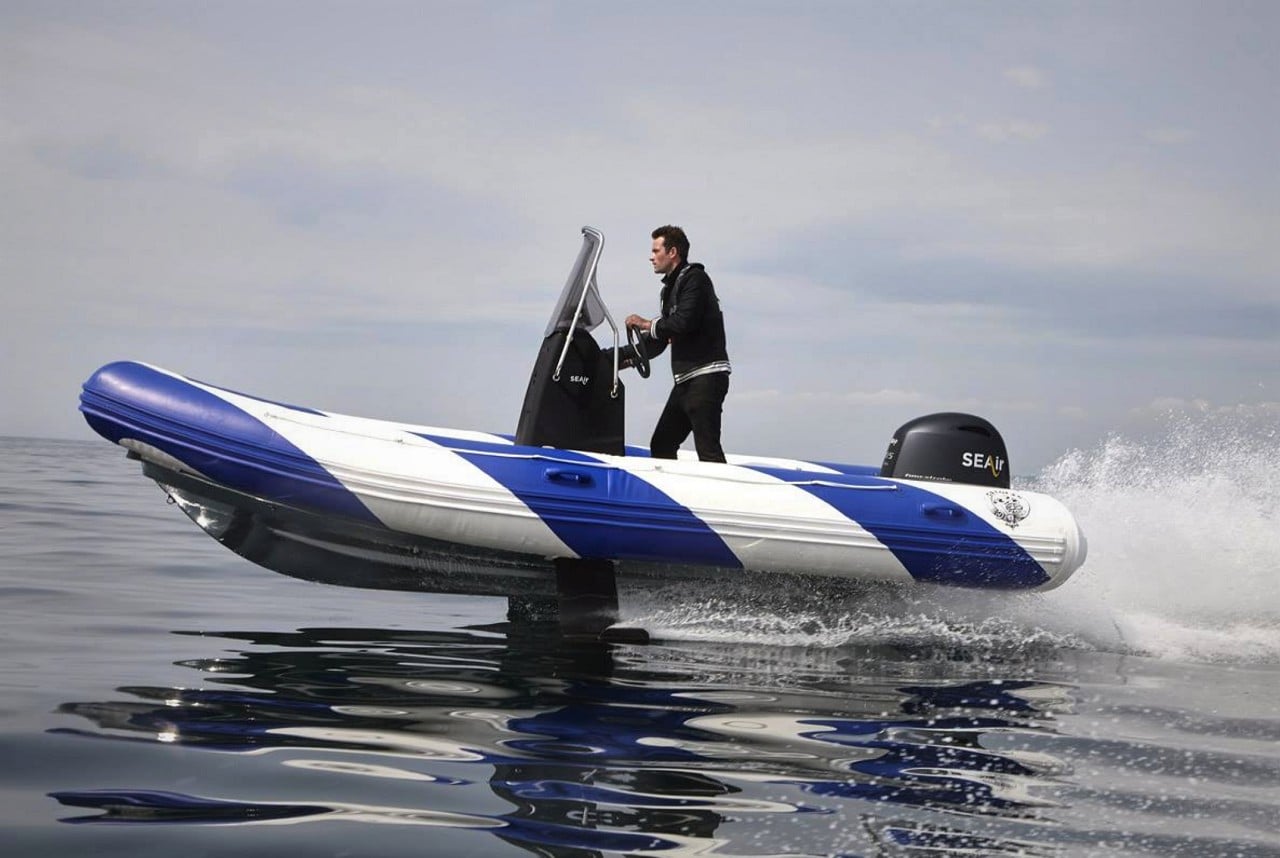 SEAir flying RIB Art Boat