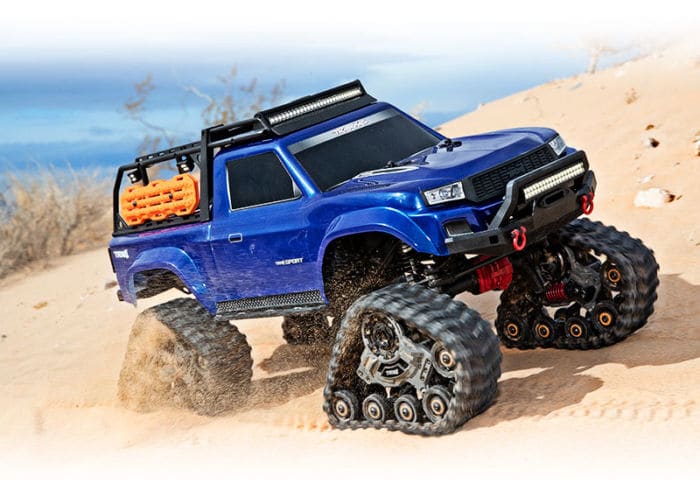 Traxxas Traxx Is An All-Terrain Tank Treads Upgrade For Existing ...