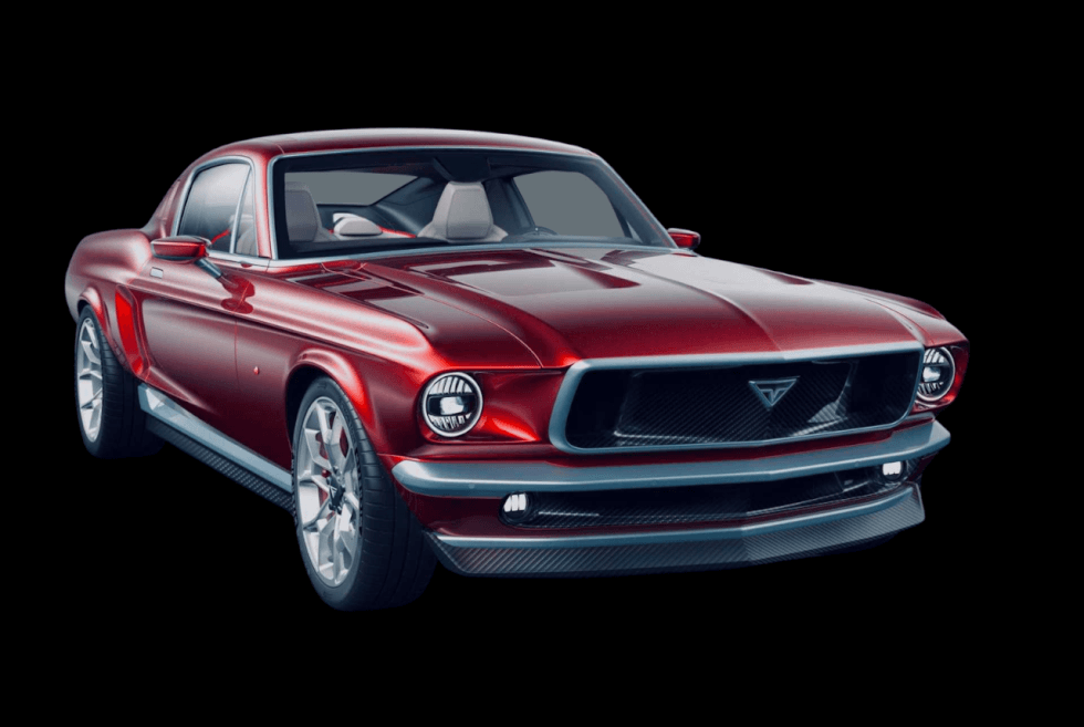 The R67 is an all-electric Mustang Fastback Aviar is building out of a ...