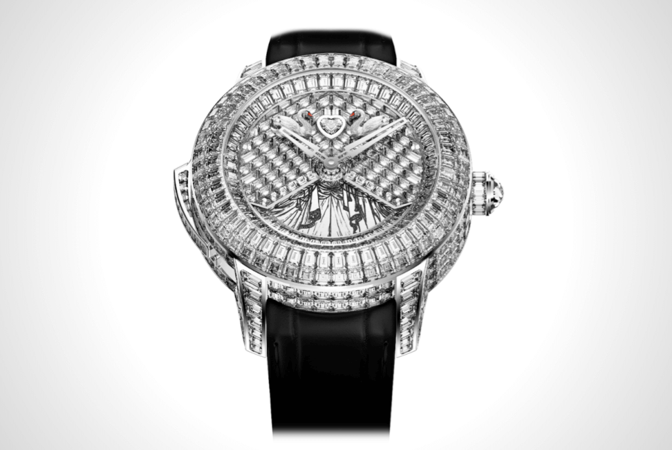 The Rasputin Tourbillon Baguette luxury watch by Jacob & Co. holds a ...