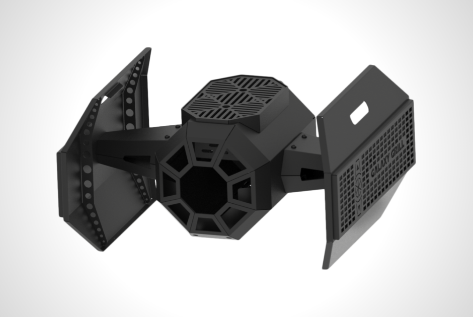 The Galaxy Grill channels Star Wars with a grill designed like a TIE ...