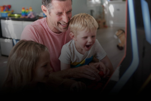 Add a nostalgic gaming setup to your man cave or living room with the ...