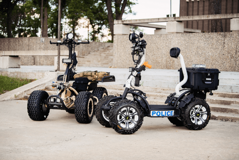 The LyteHorse is an all-electric stand-up ATV that can tow up to 2,500 ...